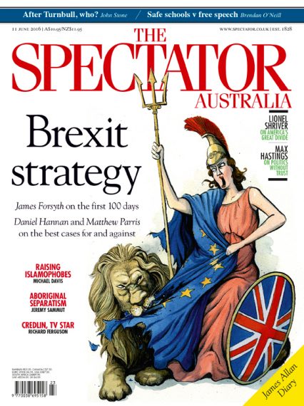 11 June 2016 Aus Archives | The Spectator Australia