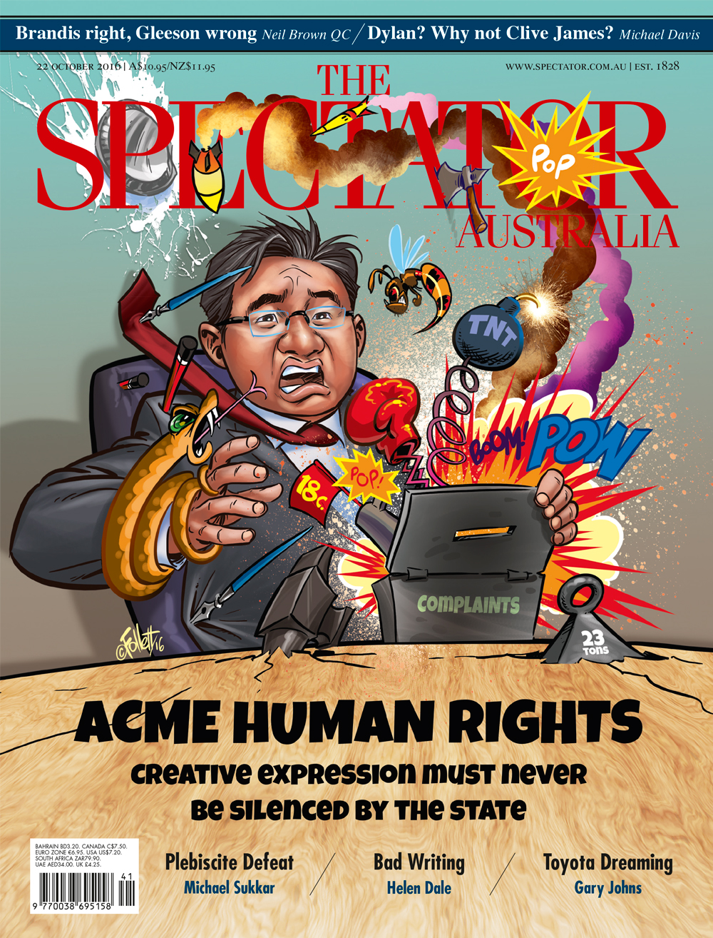 22 October 2016 Aus Archives | The Spectator Australia