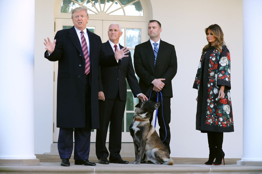 Trump honors hero dog Conan. Media goes barking mad | The Spectator ...