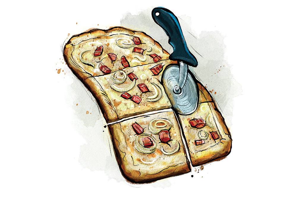 ‘The perfect winter snack’: how to make flammekueche | The Spectator ...