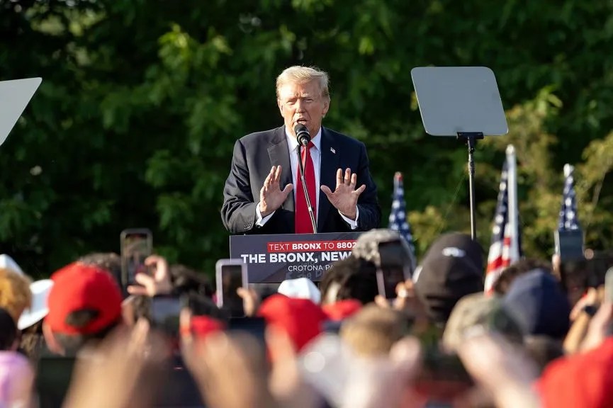 Trump’s bumper Bronx rally is a bad omen for Biden | The Spectator ...
