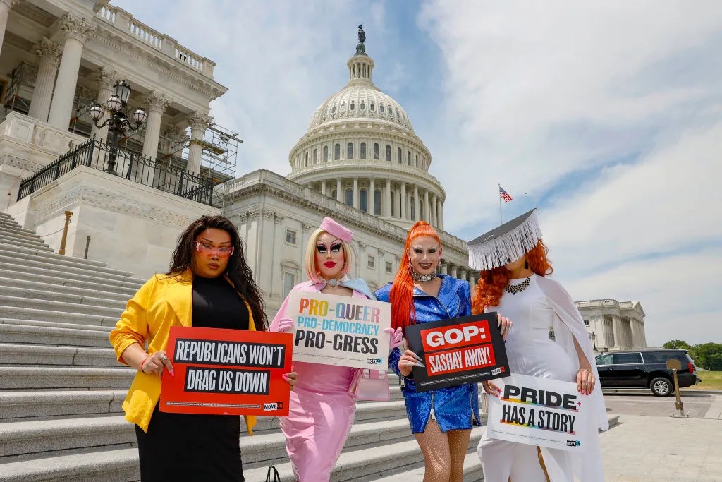 On the ground with drag queens on Capitol Hill | The Spectator Australia