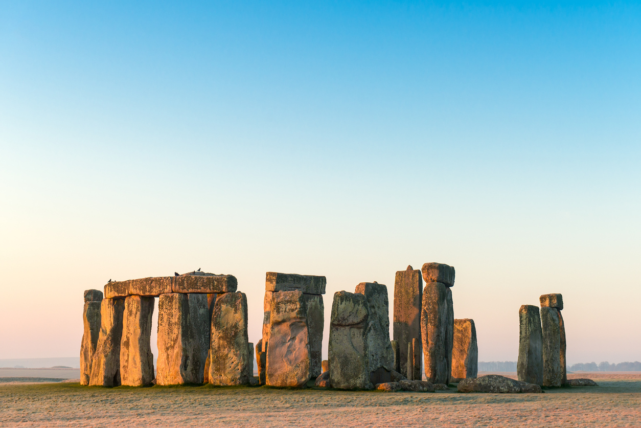 How was the Stonehenge Altar Stone moved from Scotland?