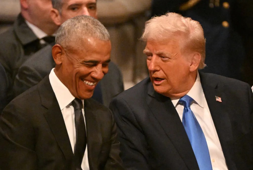 The weird and wonderful presidential interactions at the Carter funeral ...