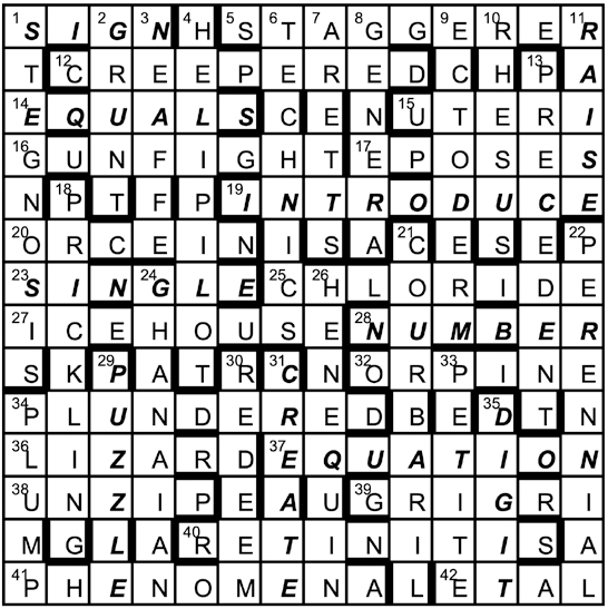 2733: Balancing Act - solution | The Spectator Australia