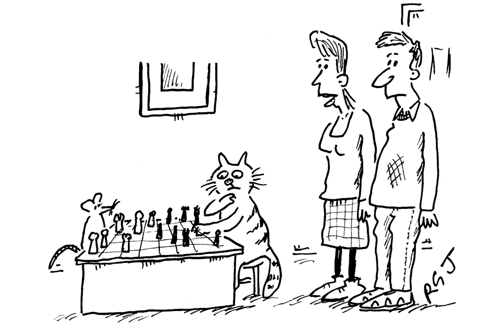 ‘The cat’s brought a mouse in to play with.’ | The Spectator Australia